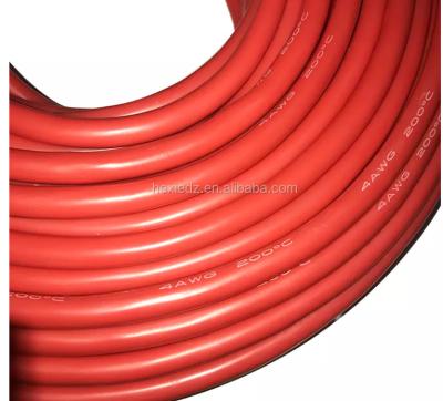 Cina Il silicone originale cabla 4 cavi dell'AWG misura il filo di rame in scatola nero rosso in vendita