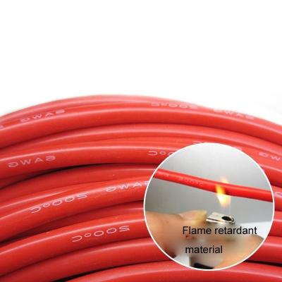 Cina Cavo flessibile eccellente della gomma di silicone del cavo del silicone di 2AWG 4AWG 6AWG 8AWG 10AWG 12AWG 14AWG 16AWG in vendita