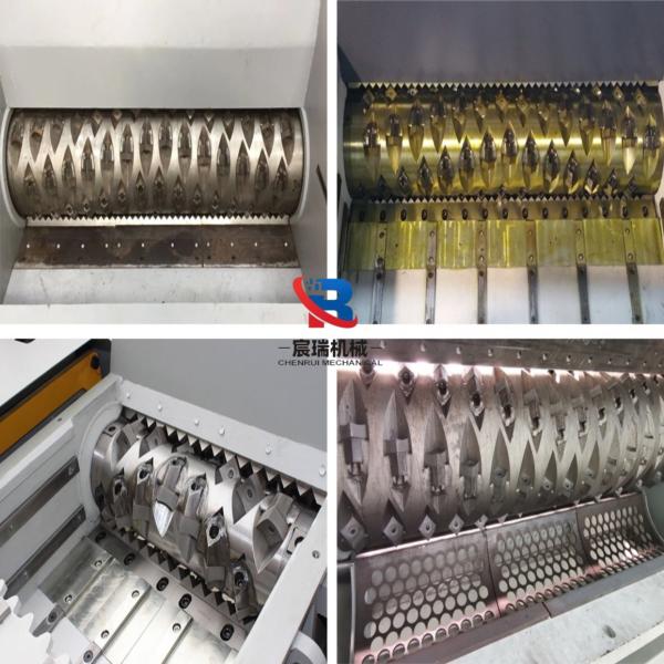 Quality Plastic Recycling Single Shaft Shredder for Hard Plastic Block Head Material for sale