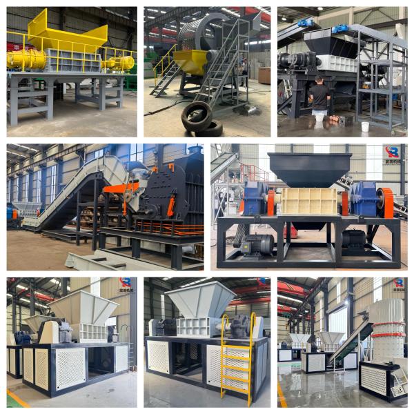 Quality 2025 New Model Tire/Plastic Shredder - PLC Control & Auto Reverse System for sale
