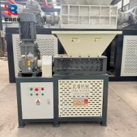 China CE Certified Mini Twin Shaft Shredder | PLC Automatic Reverse Shredder for sale