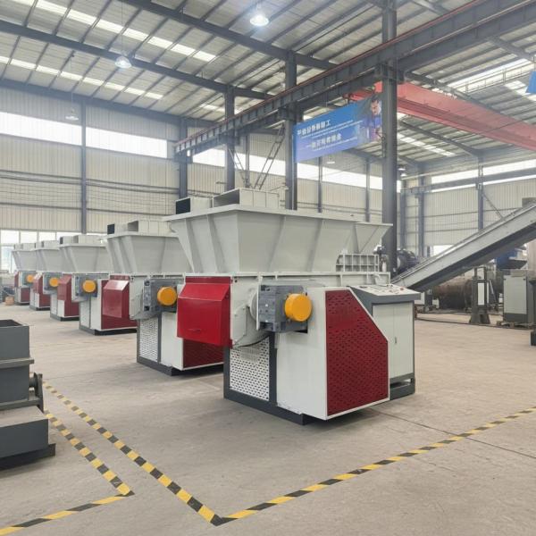 Quality High Capacity Single Shaft Shredder Machine for Plastic Pallets Crate Recycling for sale