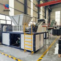 China CE Certified Twin Shaft Shredder PLC Automatic Reverse for Multi-Material Shredder for sale