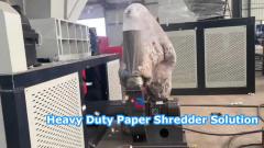 Customized 800 Heavy-Duty Dual-Shaft Shredder for Turkish Customer