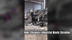 Industrial Solid Waste and Used Clothing Shredding and Baling Production Line