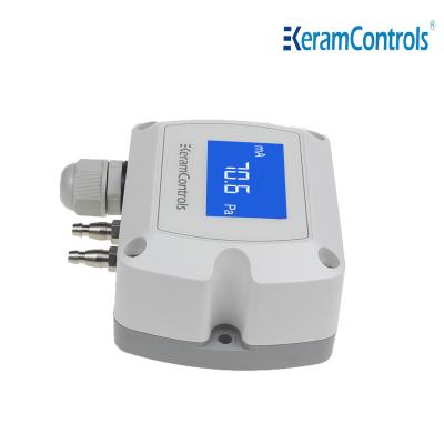 Quality 0-10V LCD Display Differential Pressure Transmitter For HVAC for sale
