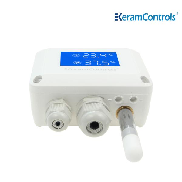 Quality Air Duct Mounted Sensor Transmitters Temp Humidity RS485 IP65 for sale