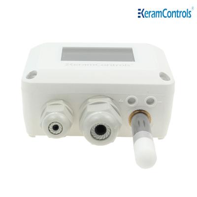 China Air Duct Mounted Sensor Transmitters Temp Humidity RS485 IP65 for sale