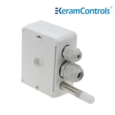 China 0-10 3 wire temp humidity transmitter -30~80℃ for sale