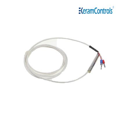 China Silicone PT1000 PT100 Temperature Sensor 3 Wire for sale