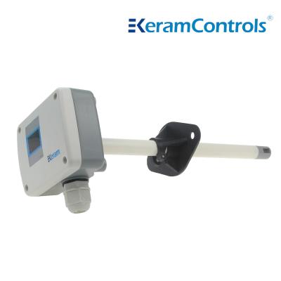 China ABS Housing Air Velocity Transmitter Cable Type RS 485 Output 30m/S for sale