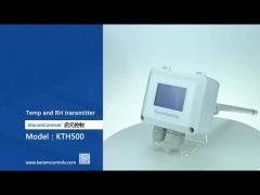 4-20mA IP65 Pressure Temperature Humidity Sensor Air Duct Mounted