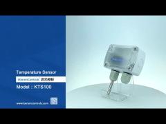 PT1000 Temperature Sensor Temperature Gauge With 2 Wire PC ABS Housing