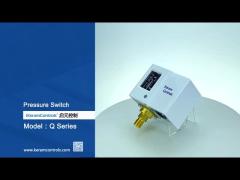 125V 20A Adjustable Pressure Switches 33 bar For Pressure Monitoring