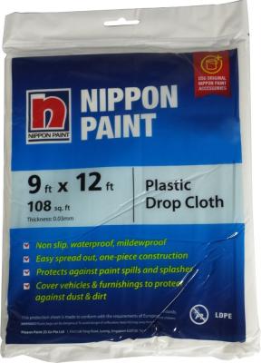 China 4 Mil Plastic Drop Cloth for sale