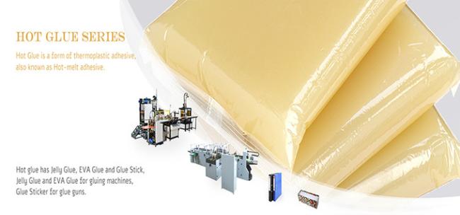 Folders/Calendars GA585 Jelly Glue For Automatic Rigid Box Machine WM-DC450A 0