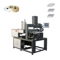 China Automatic Rigid Box Four Corner Pasting Machine for Rigid Gift Boxes for sale