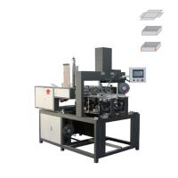 China Automatic Rigid Box Four Corner Pasting Machine for Rigid Gift Boxes Corner for sale