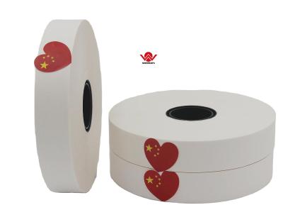 Cina Imballaggio biodegradabile Nastro di rilegatura di carta kraft bianco larghezza 30 mm per la macchina di rilegamento automatica in vendita