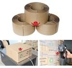 China Eco-Friendly Paper Strapping Tape / Recyclable Paper Strap For Automatic Strapping Machine for sale