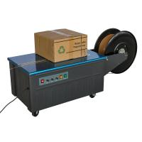 China Red Frame Semi Automatic Strapping Machine / Semi Automatic Binding Machine for sale