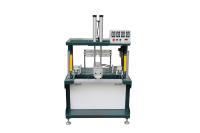 China Semi Automatic Pressing Rigid Box Air Bubbles Machine for sale