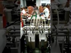 Double feeder automatic gluing machine
