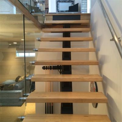 China Modern Straight Mono Stringer Staircase for sale
