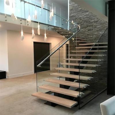 China Top Sale High Quality Central Beam Straight Staircase for sale