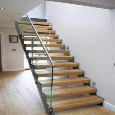 China Customized U Channel Stringer Steel Staircase for sale