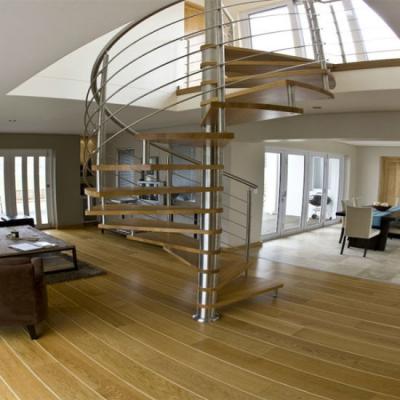 China Customized Steady Steel Spiral Staircase with High Quality for sale