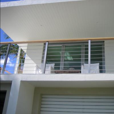 China Balcony Stainless Steel Cable Railing/Handrail Design for sale