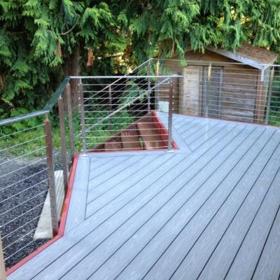 China Modern Design Stainless Steel Balcony Cable Railing for sale