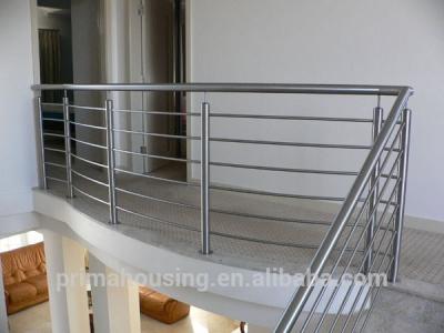 China Modern Round bar Balustrade Stainless Steel Rod Railing for sale