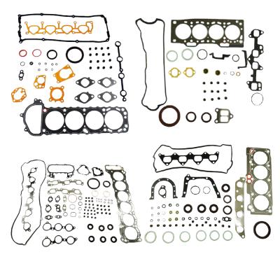 China CYLINDER ENGINE OVERHAUL GASKET KIT FULL SET Ka24 Engine Gasket Set for Nissan Pickup D22 10101VJ027 for sale