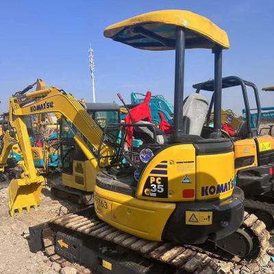 Cina Escavatore Komatsu usato PC35 Escavatore a seconda mano da 3,5 tonnellate di piccole dimensioni in vendita