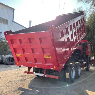 China Tweedehands Sinotruk Tipper Truck 30 Ton 10 Wheeler Howo 375 Dump Truck Te koop
