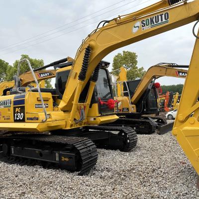 China Sencondhand Komatsu Digger PC130 Used 13ton Small Type Crawler Excavator for sale