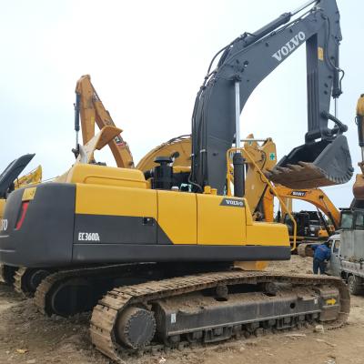 중국 중고용 발굴기 원본 VOLVO EC360D 사용 된 수압 39톤 크롤러 디버 판매용