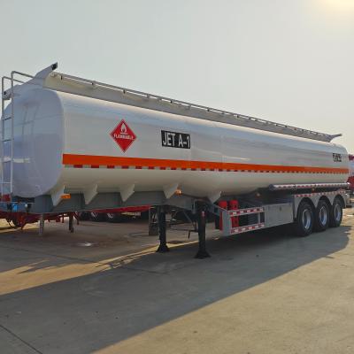 China 3 Assen Semi-trailer Oude tanktruck voor het vervoer van olie-brandstof 10000L Te koop