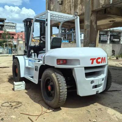 China Robuuste FD100TCM 10 ton heftruck Tweedehands elektrische heftruck Te koop