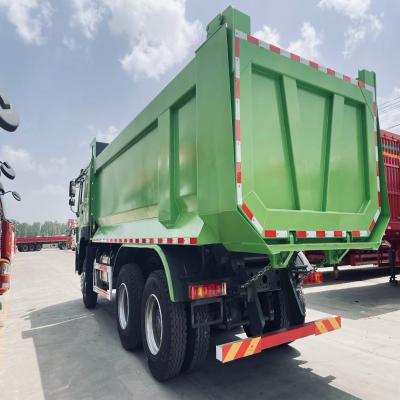 China 6x4 Diesel gebruikte dump truck tipper tweedehands Howo 371hp Te koop