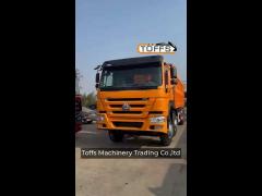 8x4 Diesel Used Dump Truck Tipper Novos pneus de transmissão do motor Howo 460hp