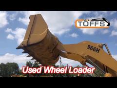 Japão Carregador de Roda Usado Caterpillar CAT 966H 23T Hidráulico