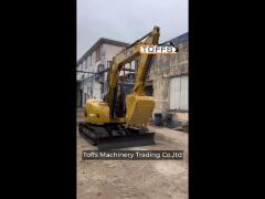 Excavadora usada Caterpillar CAT 308D Mini Crawler japonês de 8 toneladas