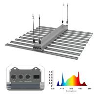 China Spectrum Indoor LED Grow Light 3 Channel Adjustable Foldable for sale