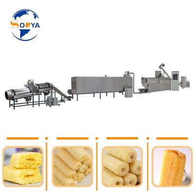 China core filling snacks processing line/Sandwich meters fruit processing line/puffed snack food for sale
