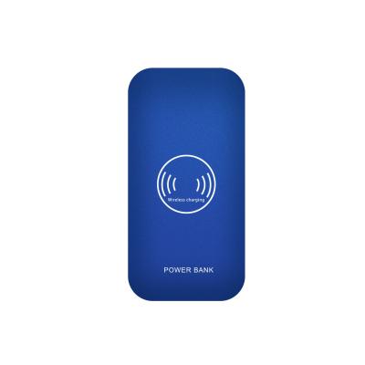 China Wireless Charger, Quick Charging Type-C 8000mAh Power Bank with PU Leather for sale
