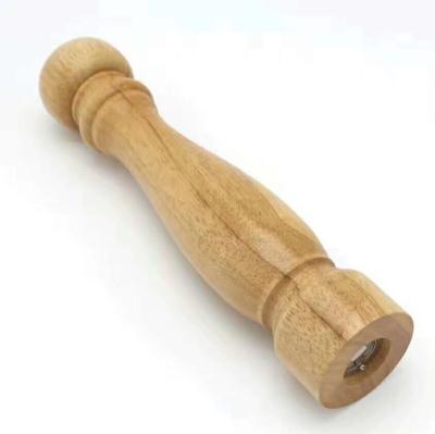China Wholesale Kitchen Natural Color Wooden salt and pepper grinder set for sale