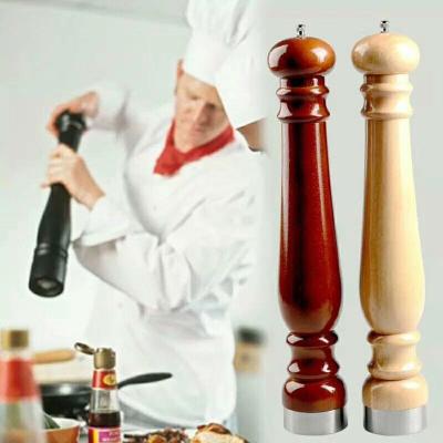 China China Factory wholesale manual wooden pepper mill and salt shaker for sale